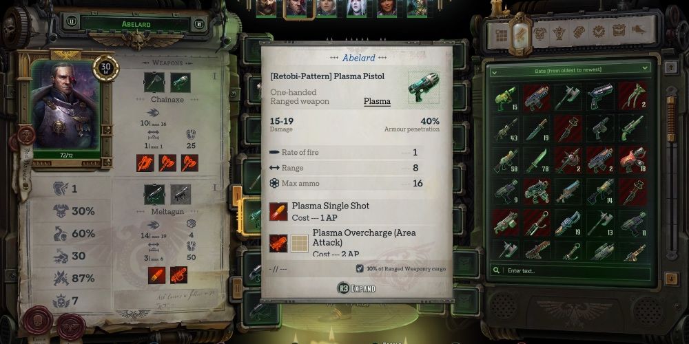 Best One-Handed Ranged Weapons In Warhammer 40K: Rogue Trader