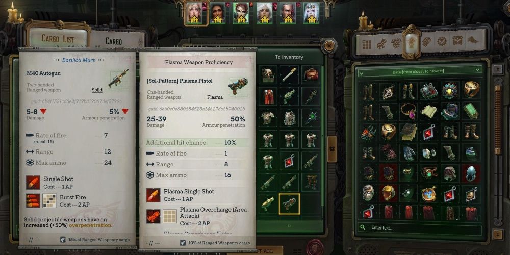 Best One-Handed Ranged Weapons In Warhammer 40K: Rogue Trader