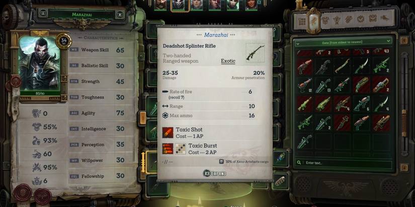 Best Two-Handed Ranged Weapons In Warhammer 40K: Rogue Trader