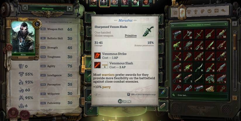 Best One-Handed Melee Weapons In Warhammer 40K: Rogue Trader