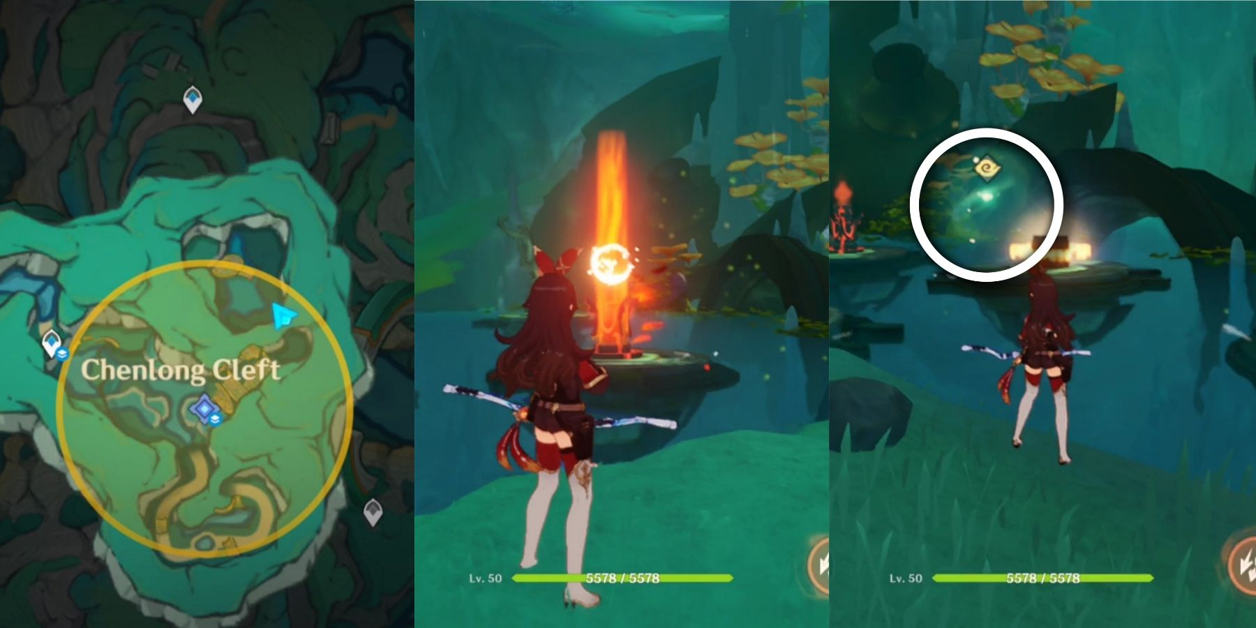 Genshin Impact: How To Collect The Scattered Adeptal Energy (Floating Jade, Treasure of Chenyu ...