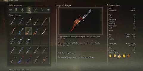 scorpion stinger elden ring