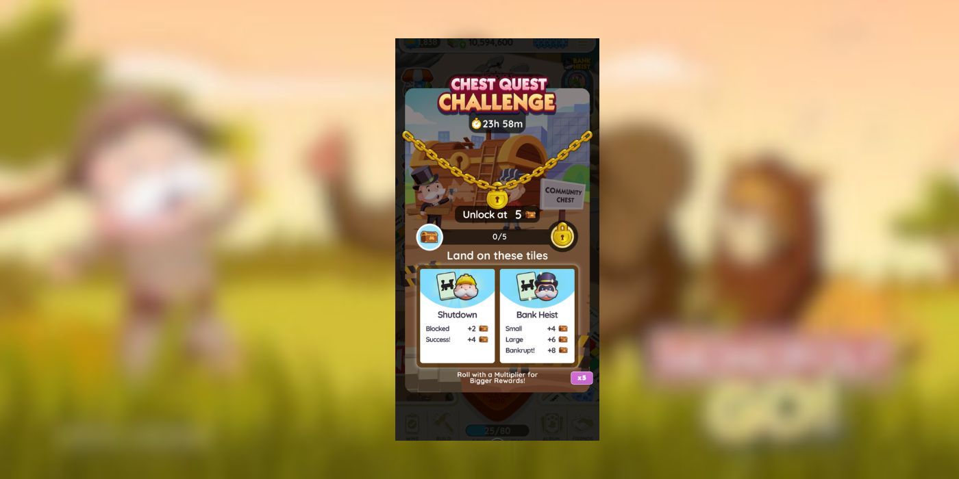 All Monopoly GO Chest Quest Challenge Rewards and Milestones