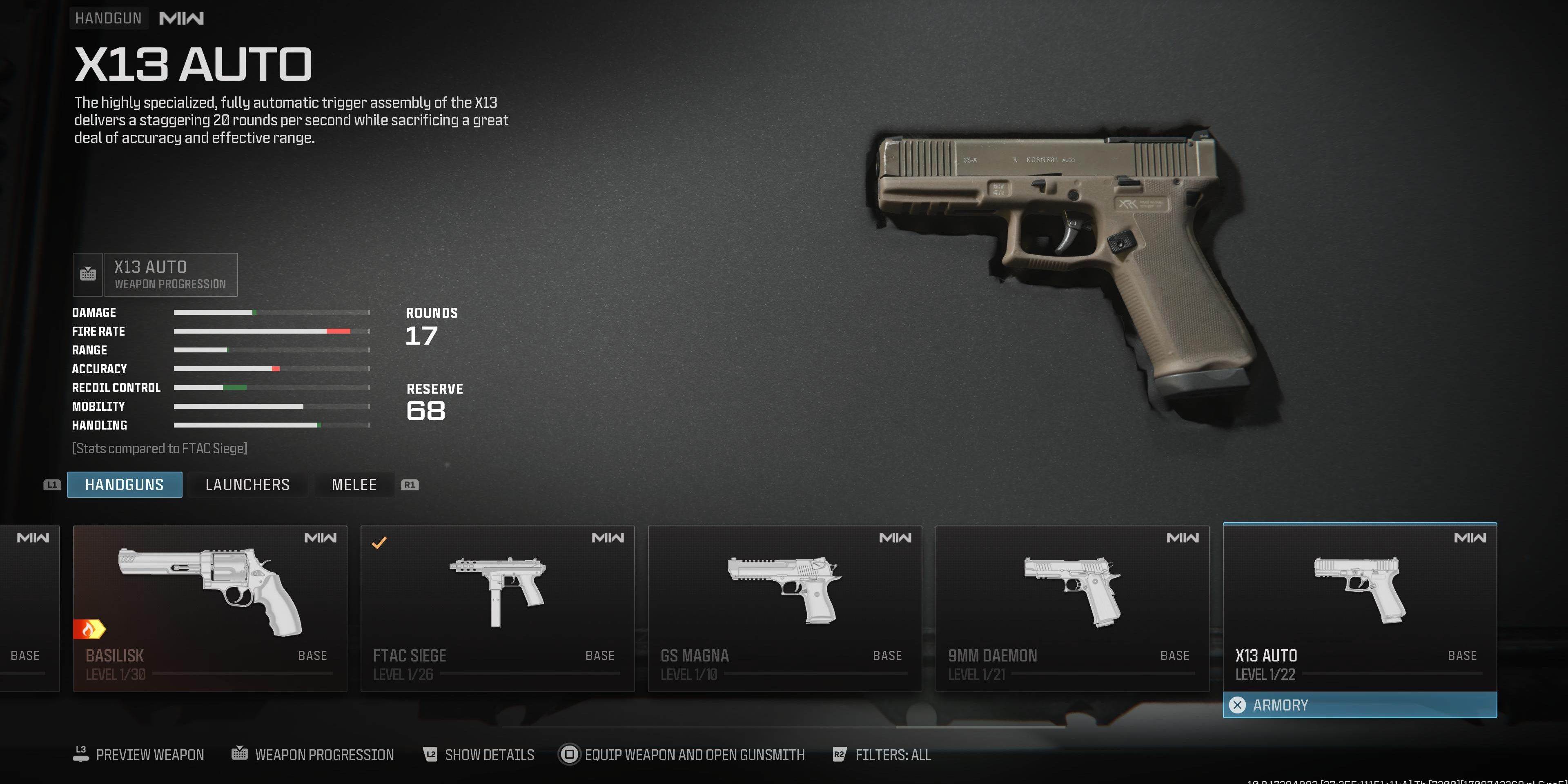 COD MW3: Best Handguns