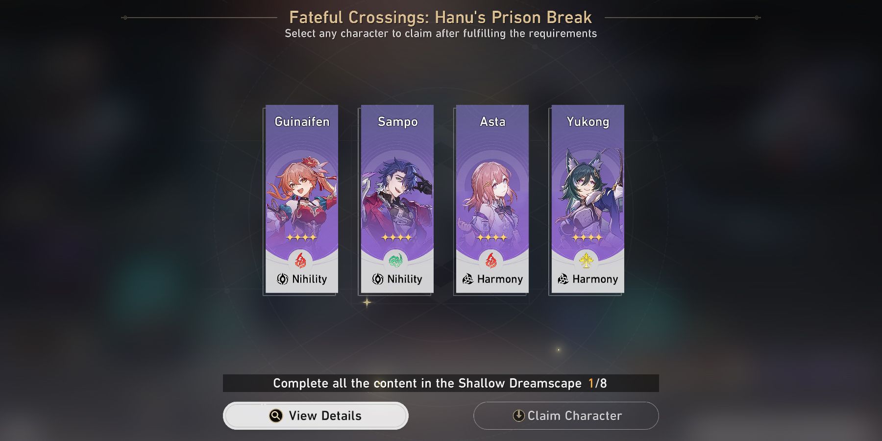 Honkai: Star Rail – Which 4-star Character Should You Choose In Hanu's ...