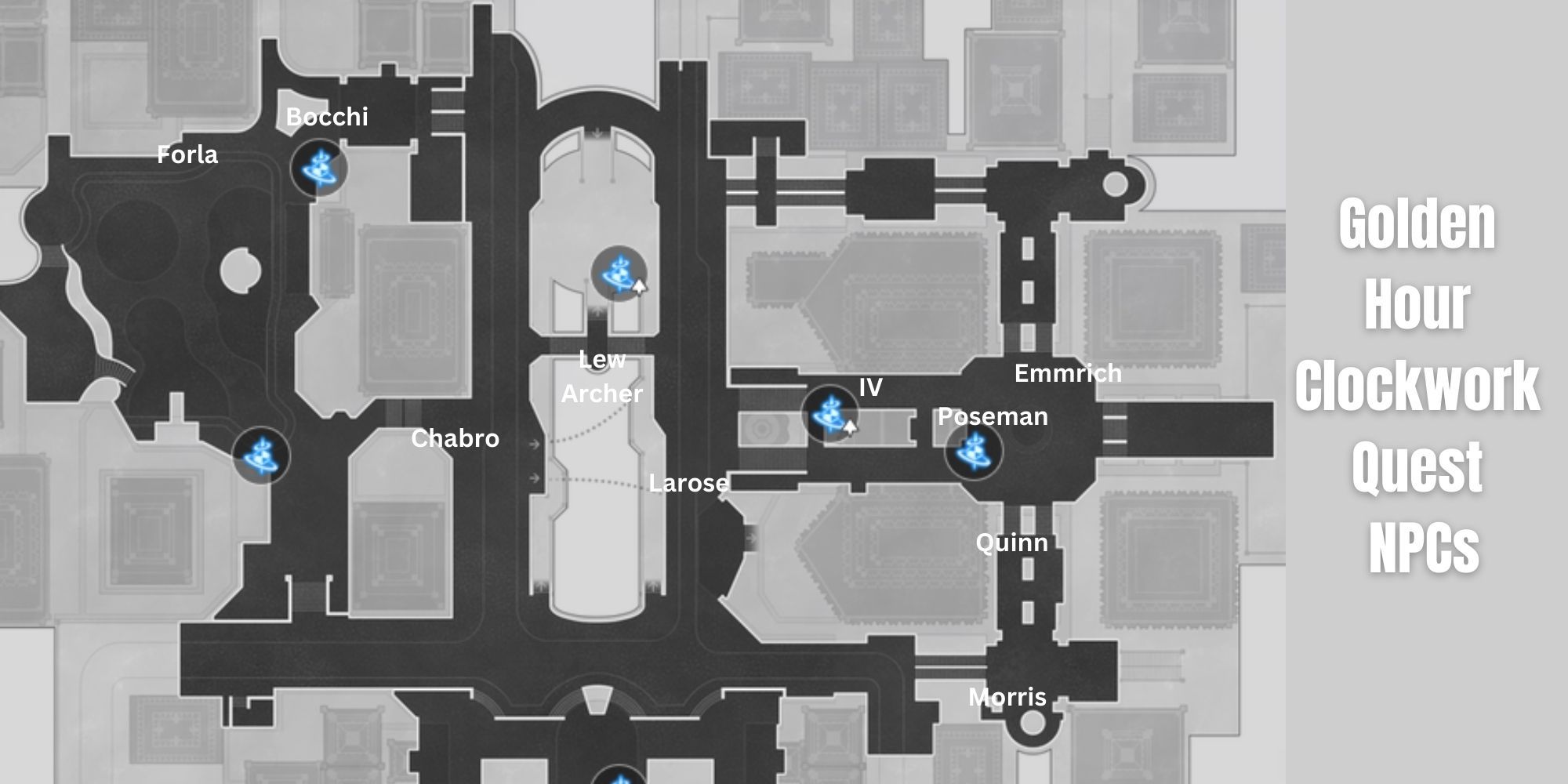 崩潰：星軌 - 每個發條任務和 Emo 裝備位置