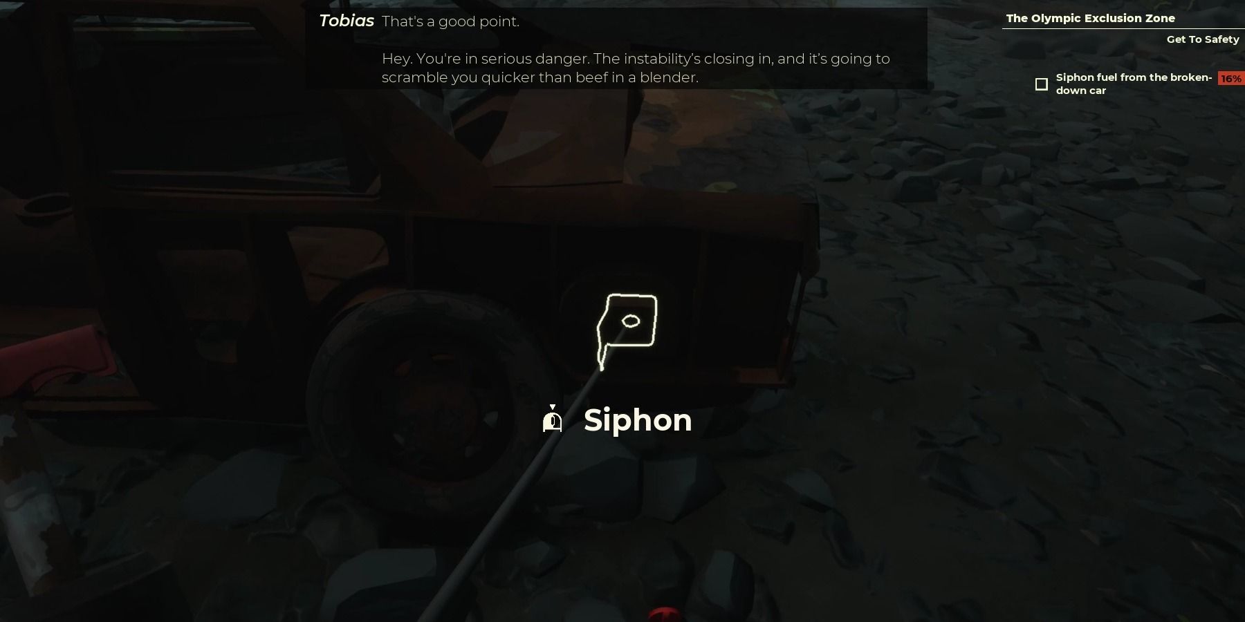 How To Siphon Fuel From The Broken Car in Pacific Drive