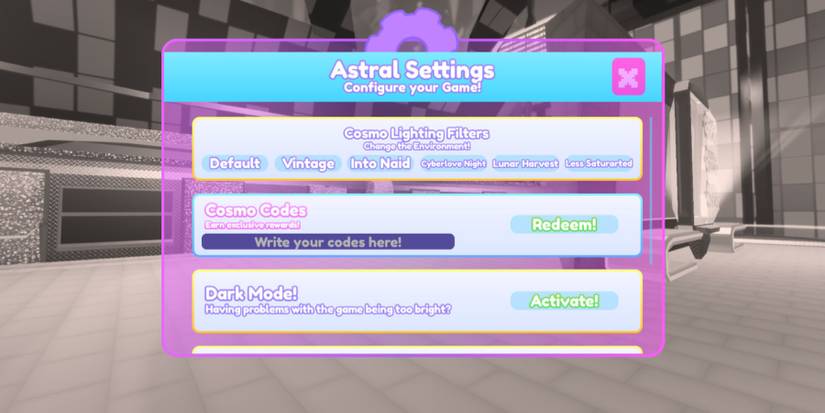 Roblox: Astro Renaissance Codes