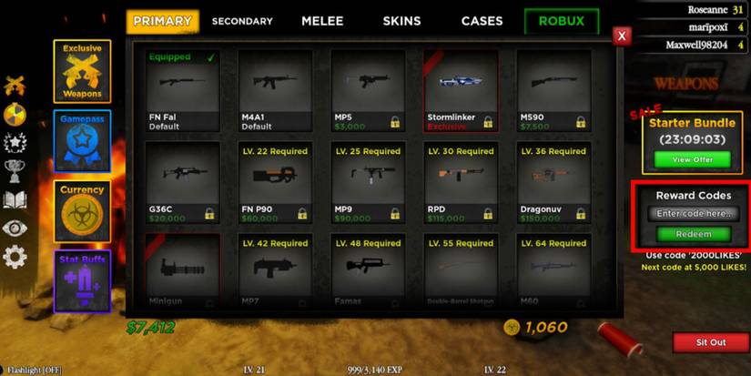 Roblox: Undead Mayhem Codes