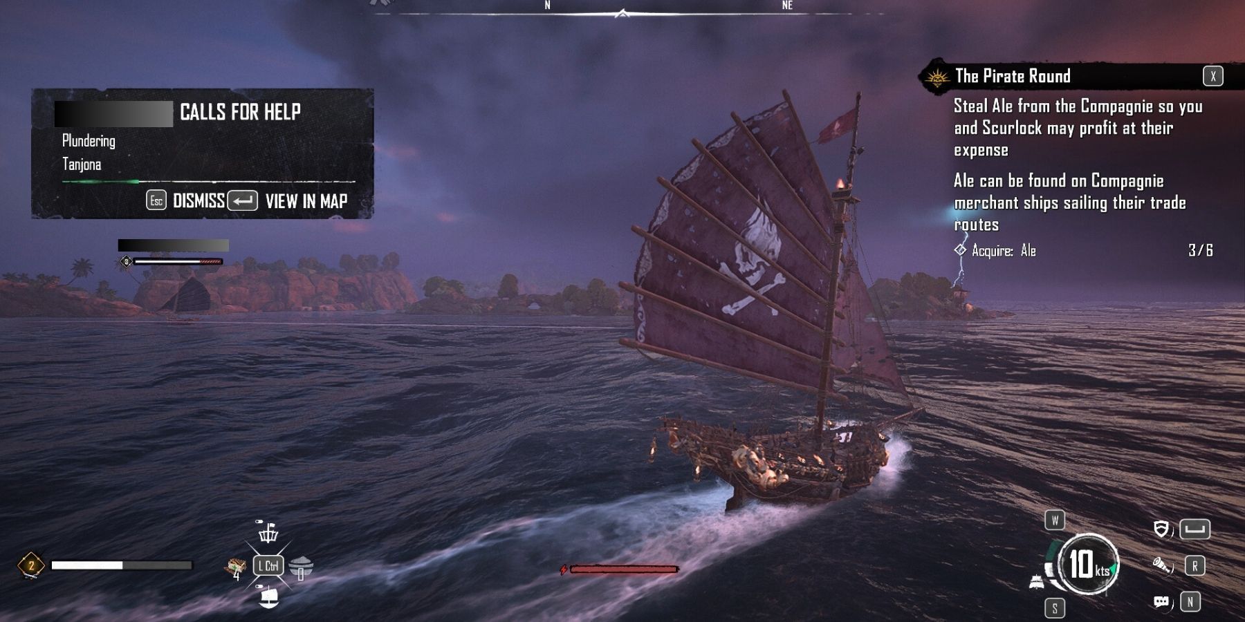 How to Call for Help And Answer Calls In Skull and Bones