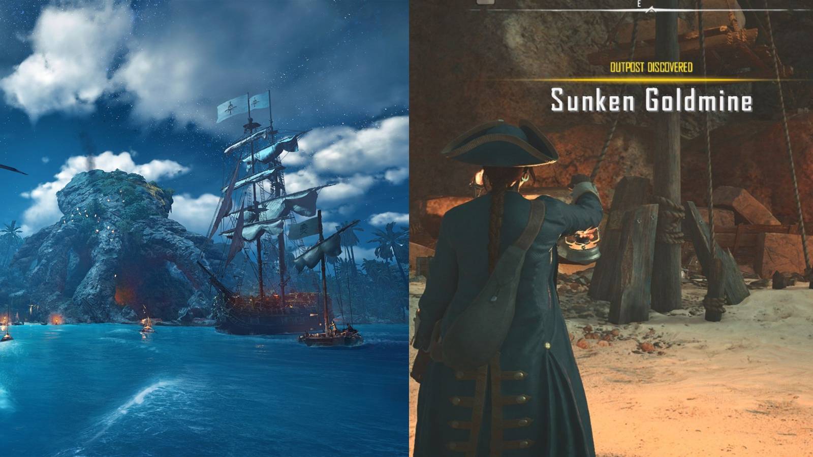 Skull and Bones: How to Get the Sloop Blueprint (Sunken Goldmine Location)