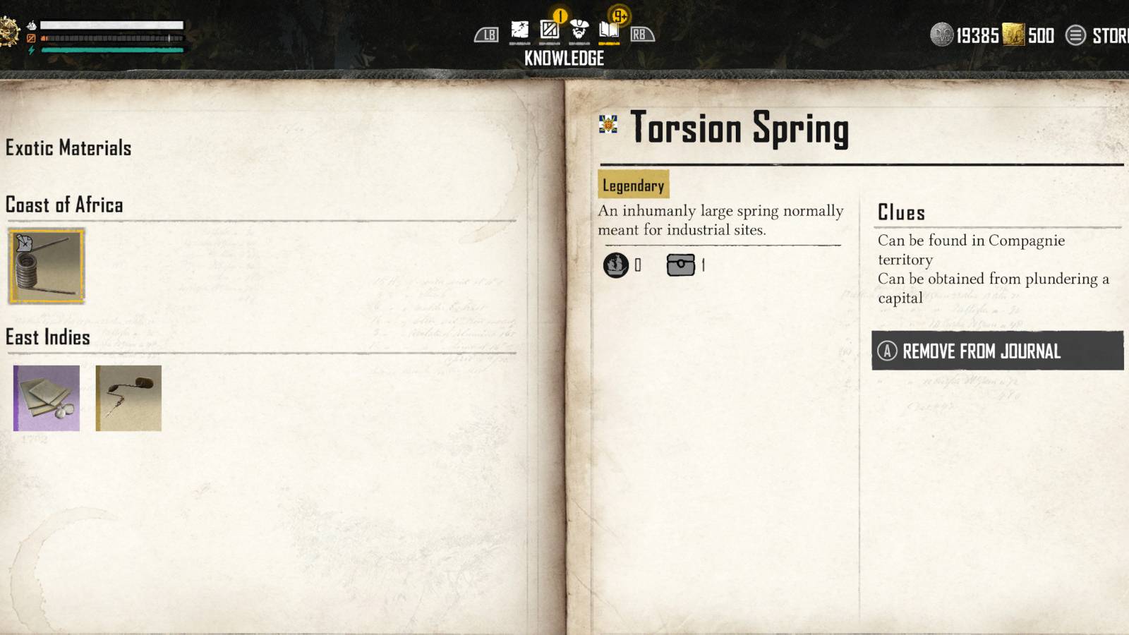 Skull and Bones: Torsion Spring Location