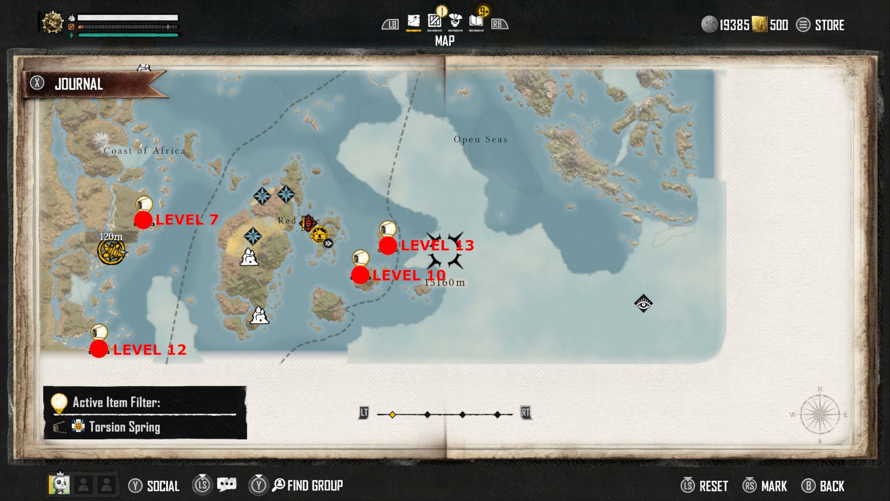 Skull and Bones: Torsion Spring Location