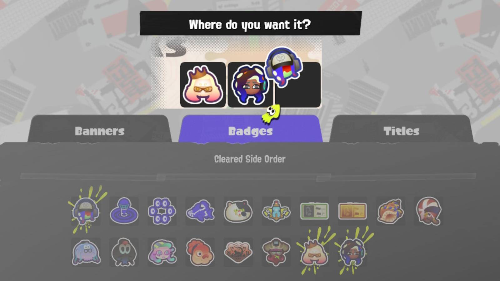 Splatoon 3 Side Order: How to Get All Badges
