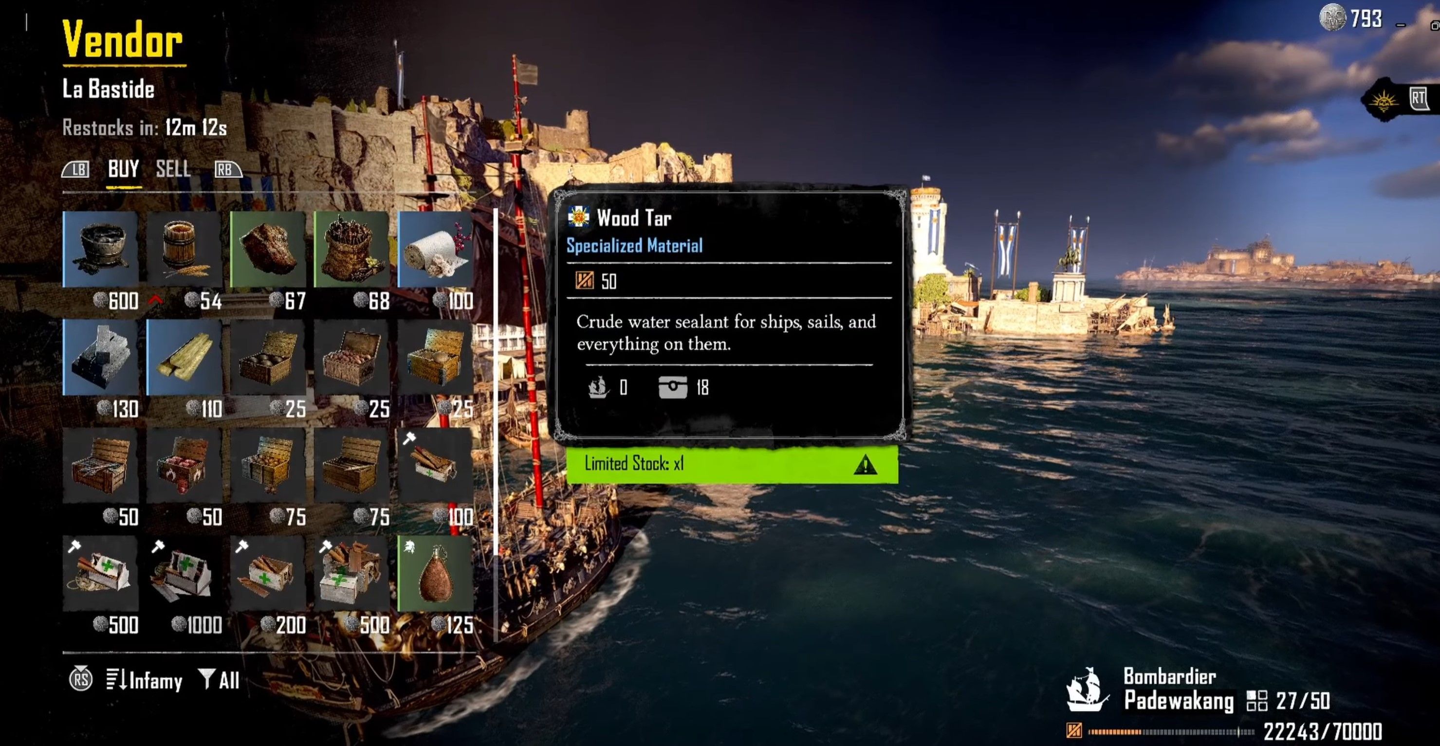 Skull and Bones: How to Get Wood Tar