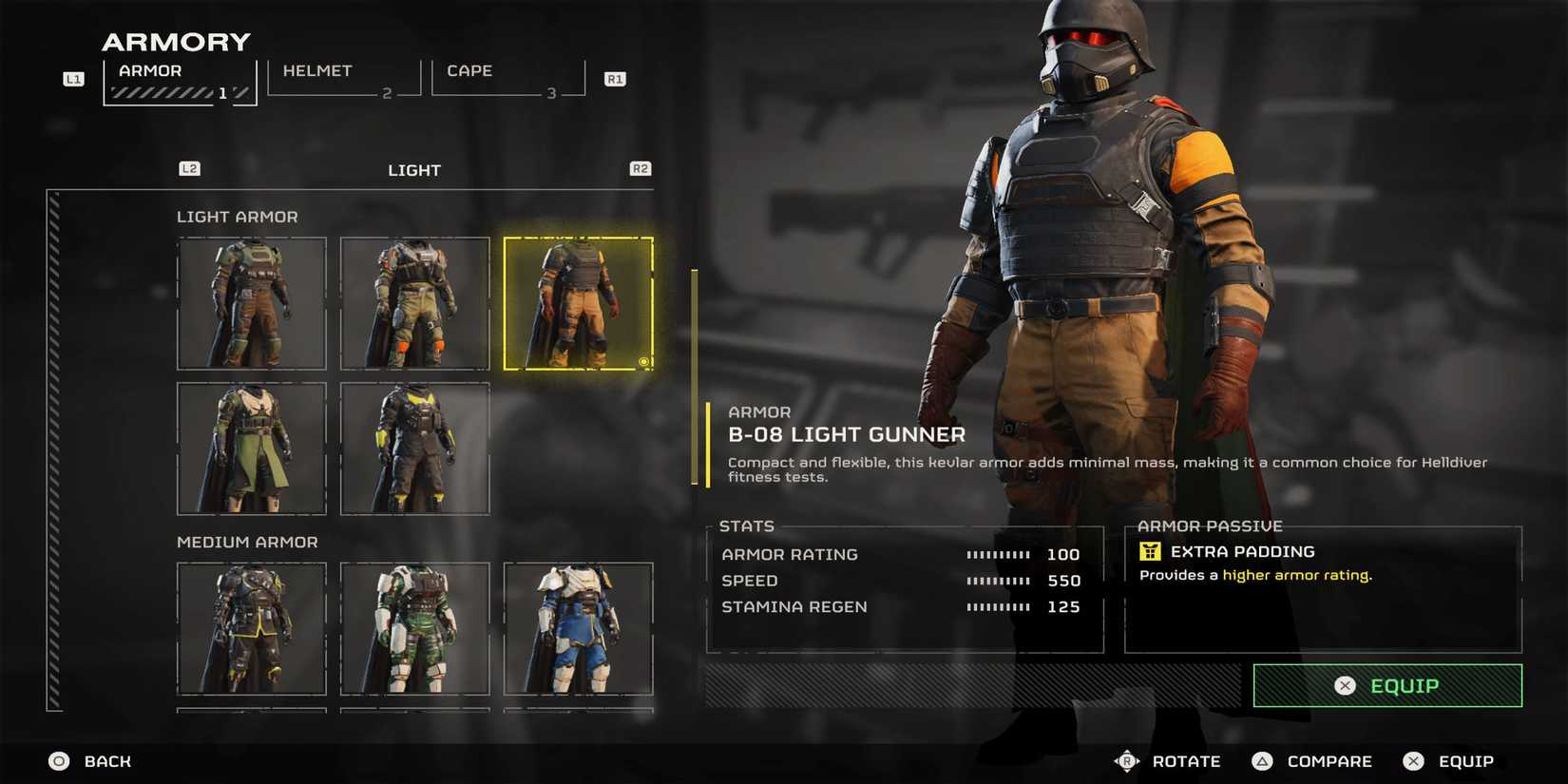 Best Light Armor In Helldivers 2