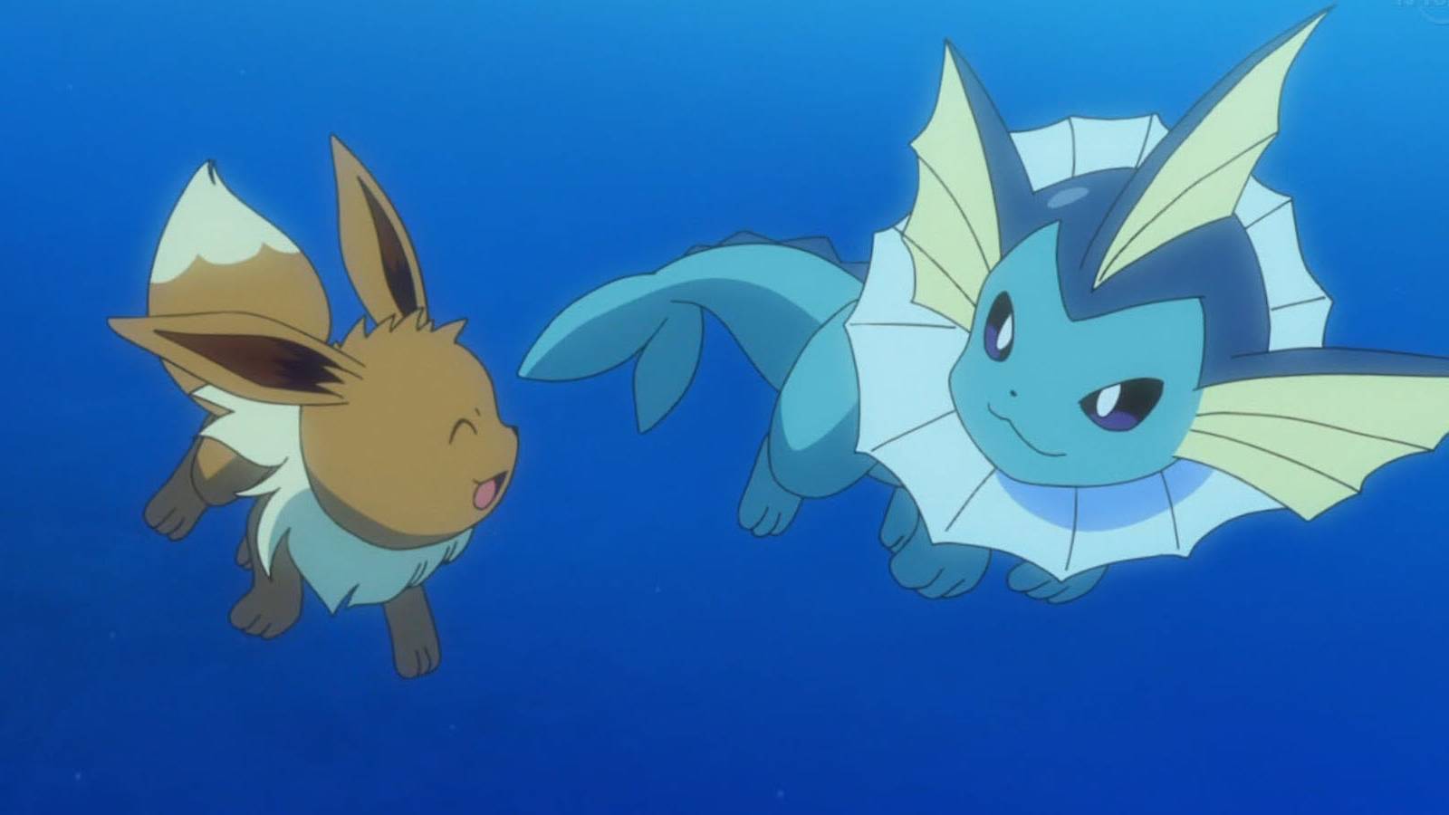 Pokemon Fan Designs Dual-Type Water and Rock Eevee Evolution