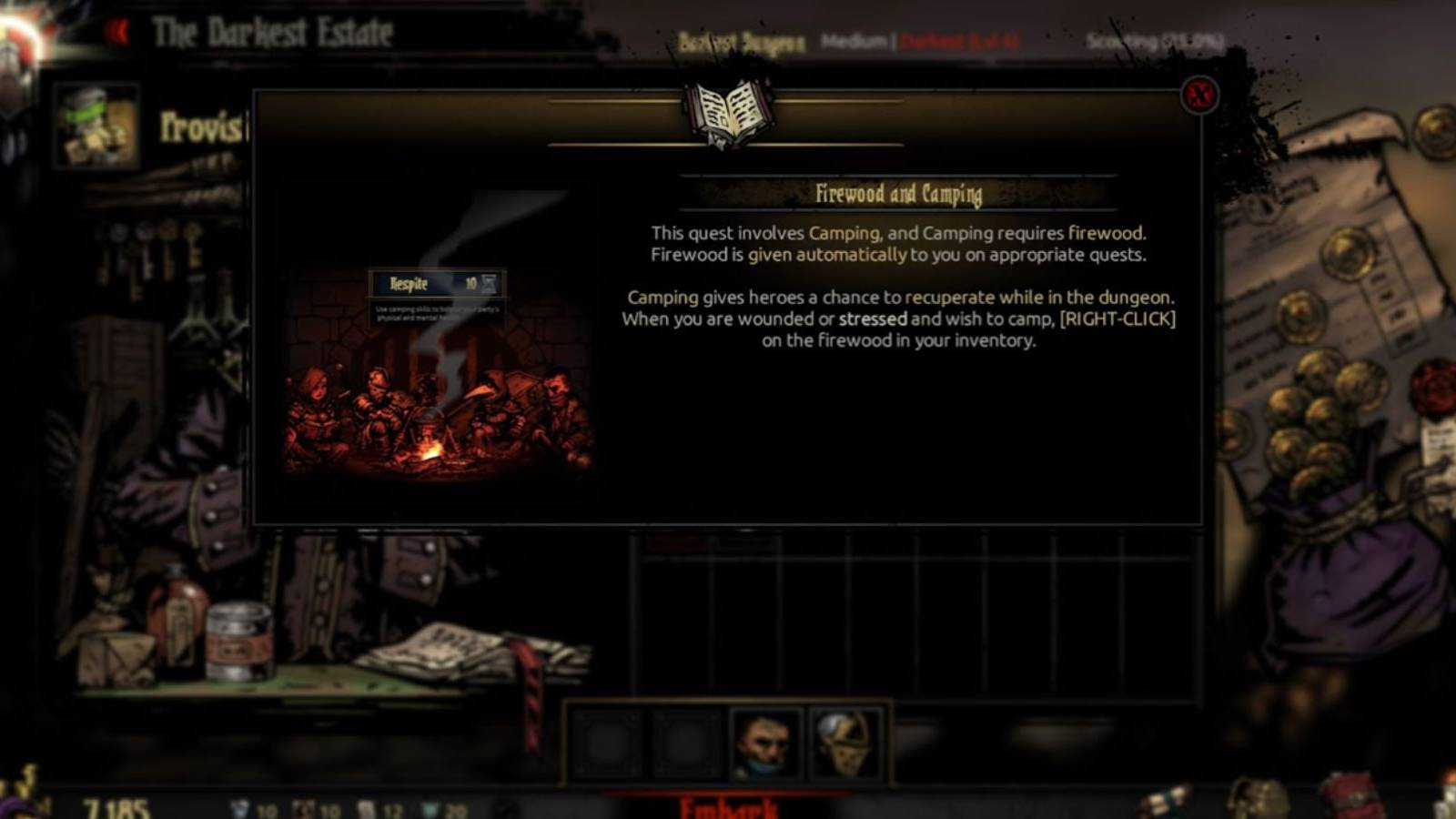 How To Get Firewood in Darkest Dungeon