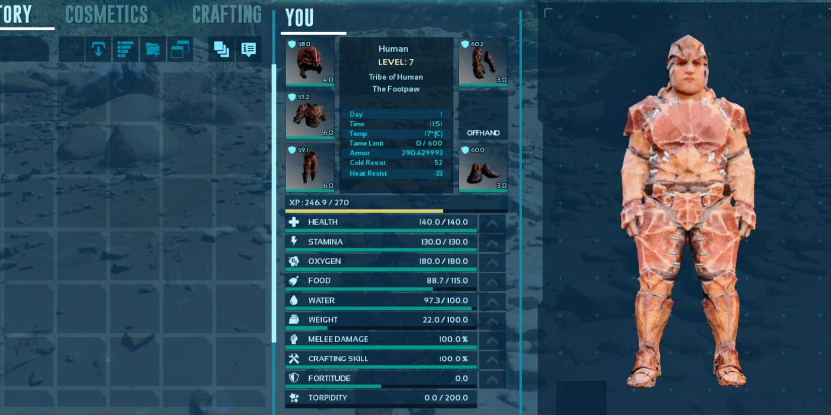 Armor With The Highest Heat Resistance In Ark: Survival Ascended