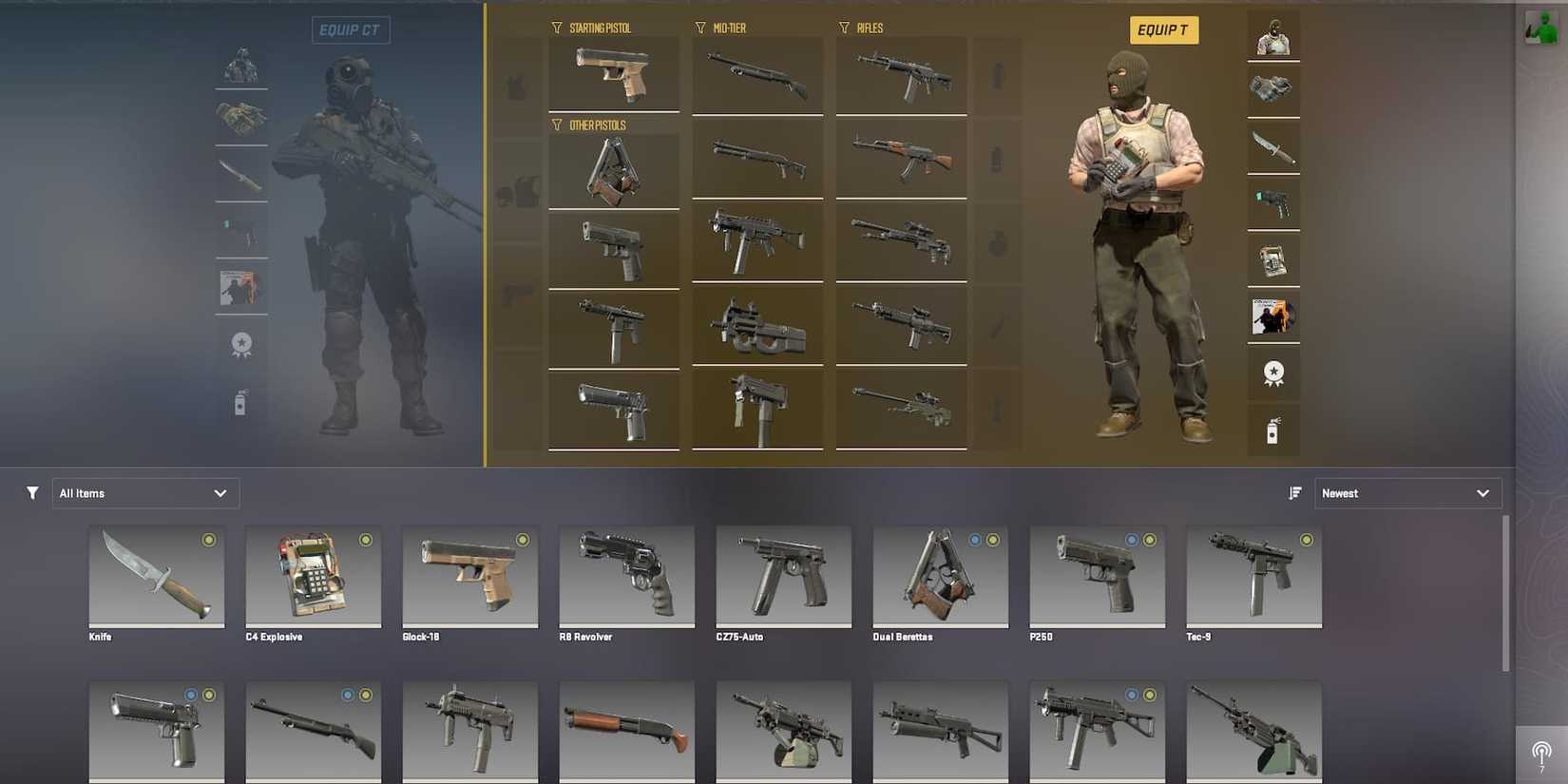 Best Counter-Strike 2 Loadouts for Competitive Play