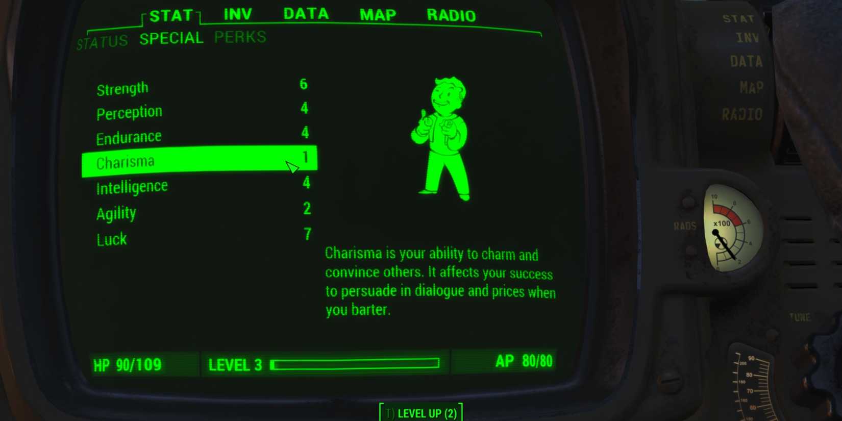 Fallout 4: Best Starting Stats