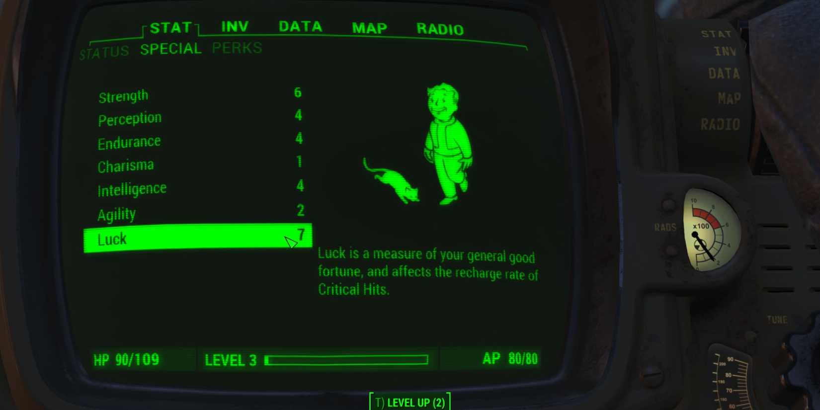 Fallout 4: Best Starting Stats