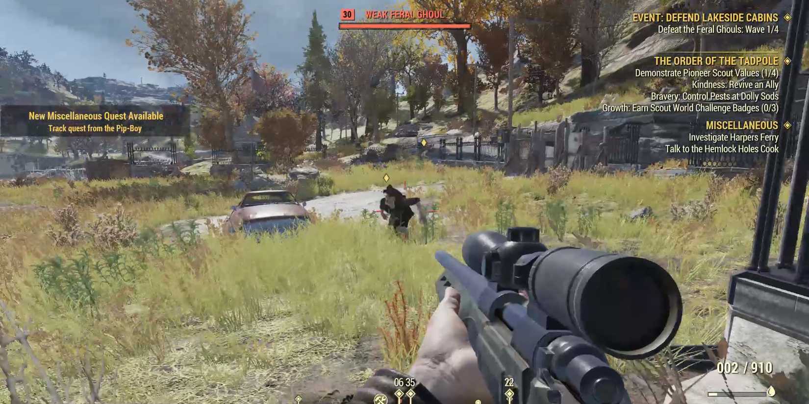 Fallout 76: Order of the Tadpole Quest Guide