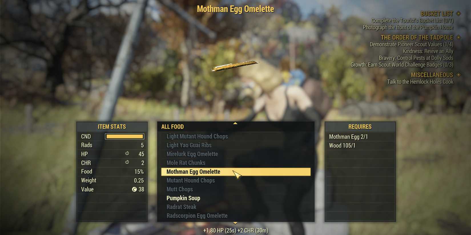 Fallout 76: Mothman Egg Locations