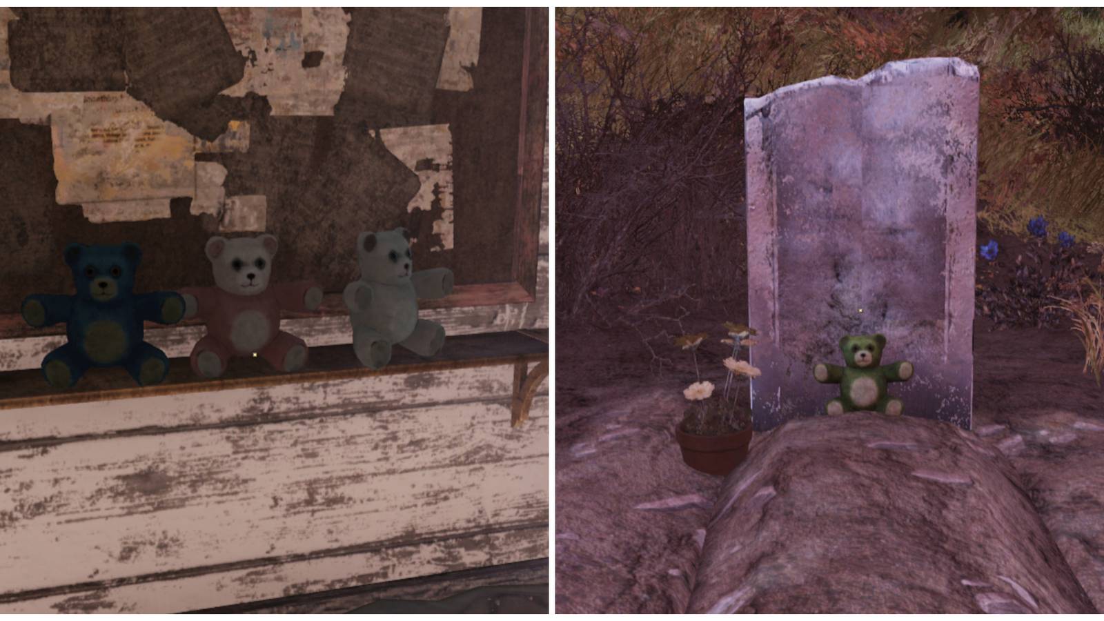 Fallout 76: Teddy Bear Locations