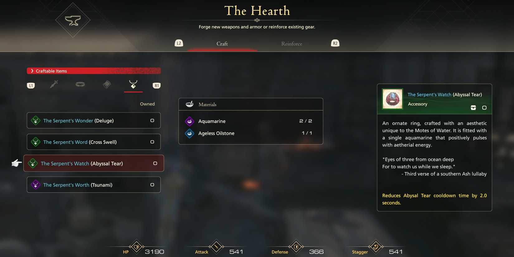 How to Craft The Serpent's Watch in FF16 (Ageless Oilstone Location)