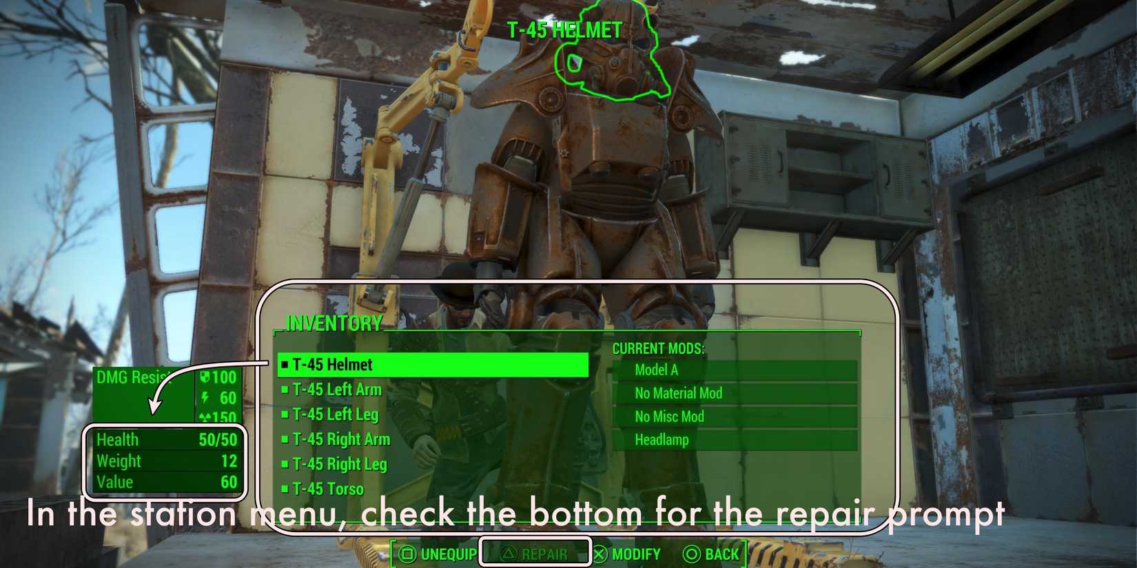 How to Repair Power Armor in Fallout 4