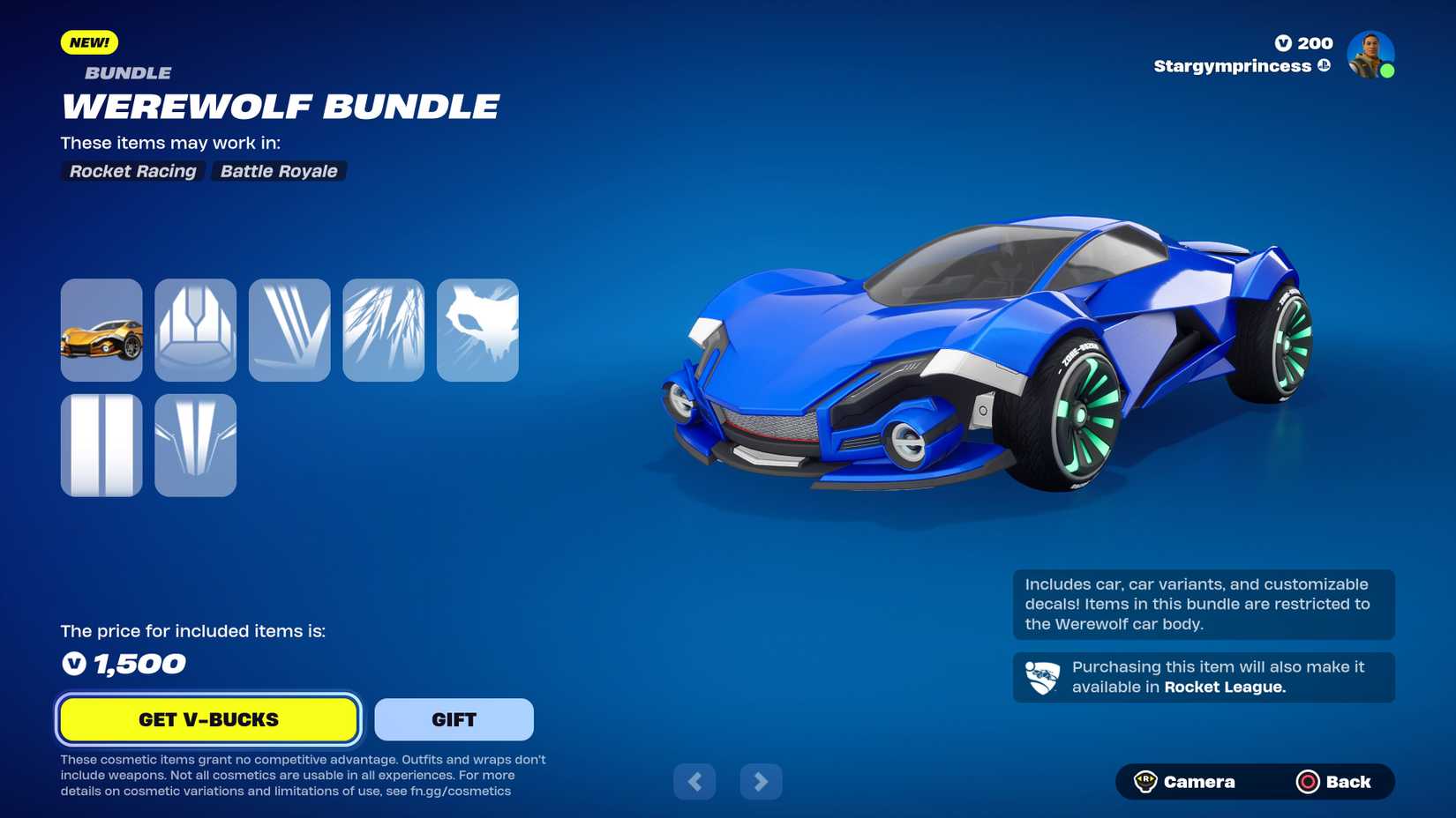 Fortnite Rocket Racing: How to Get the Werewolf Car