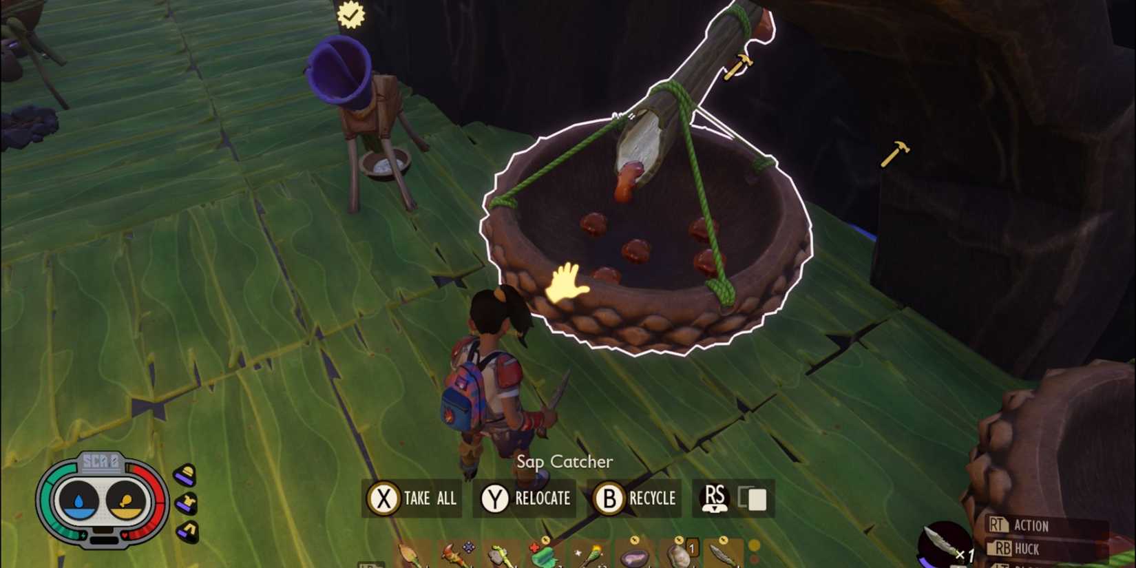 Grounded: How To Make A Sap Catcher