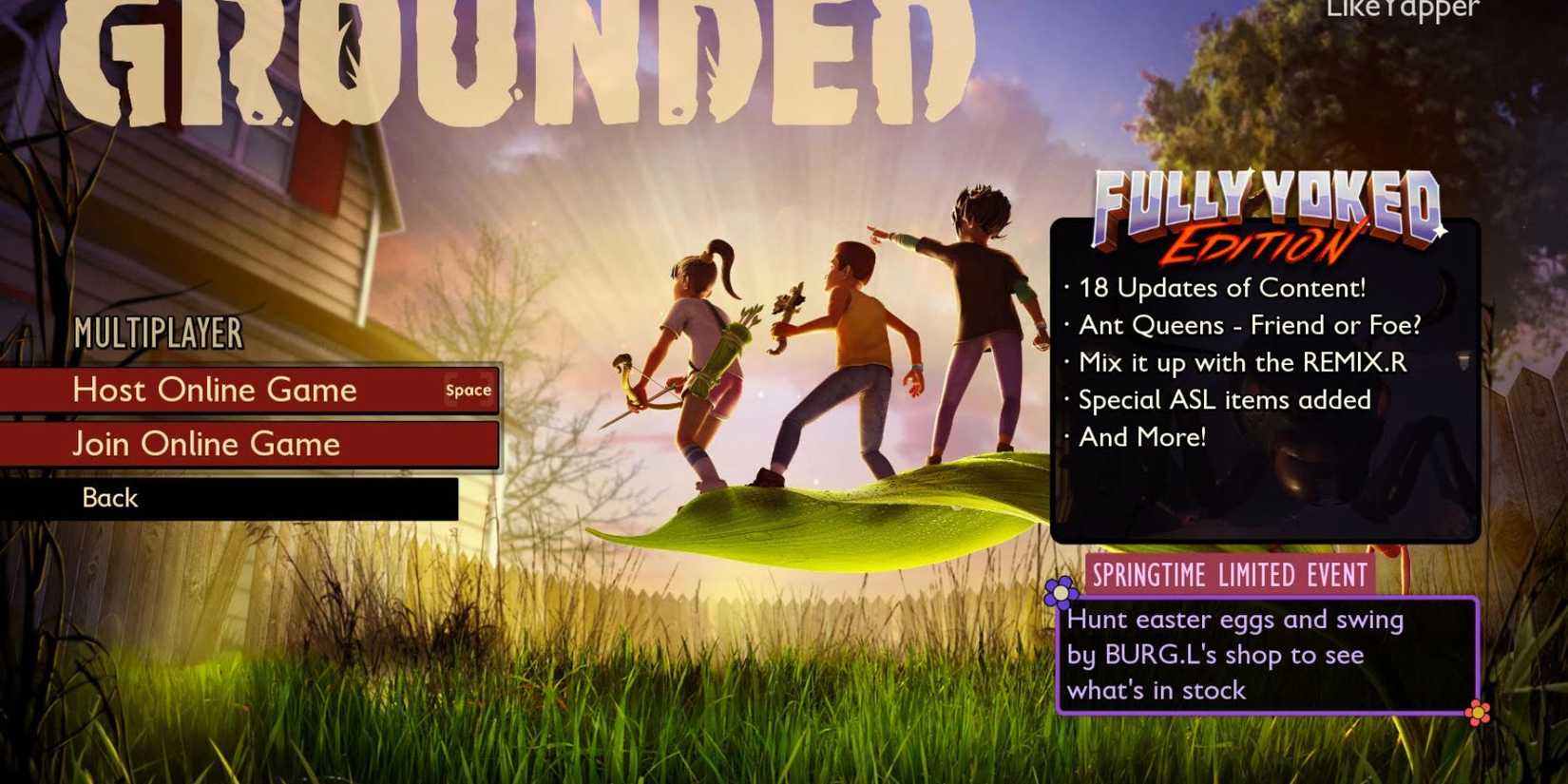 Grounded: Co-Op and Crossplay Guide