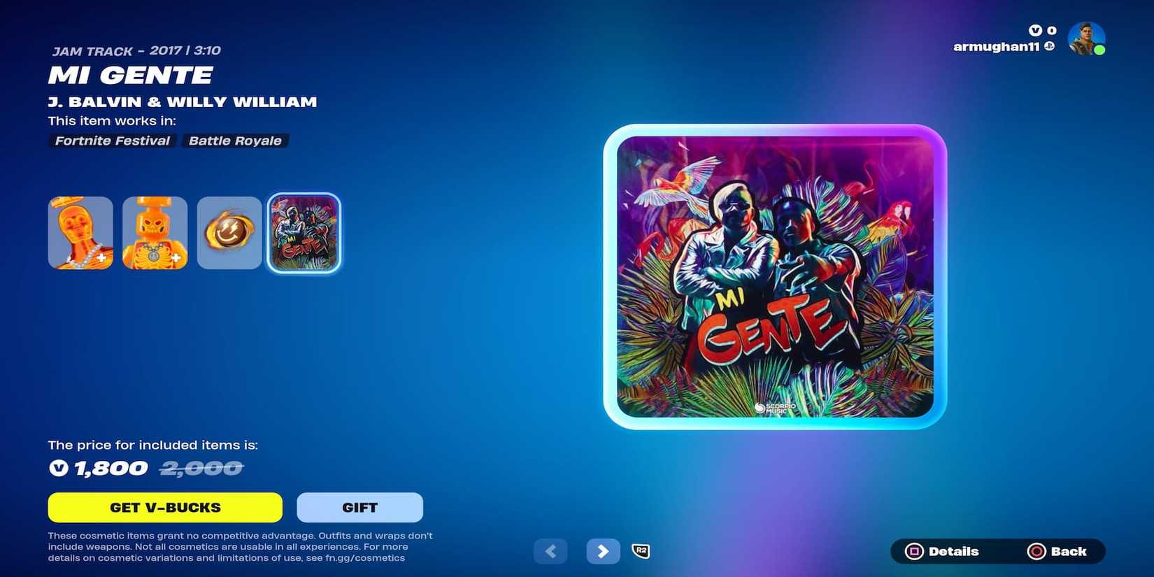 Fortnite: How to Get Inferno Skeleton Balvin, Back Bling & Jam Track