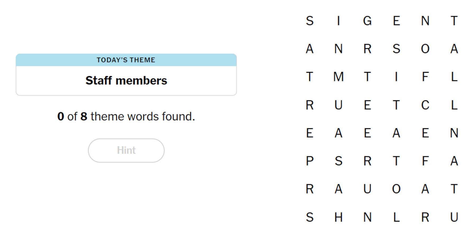 New York Times Strands Hints and Answers for April 26, 2024