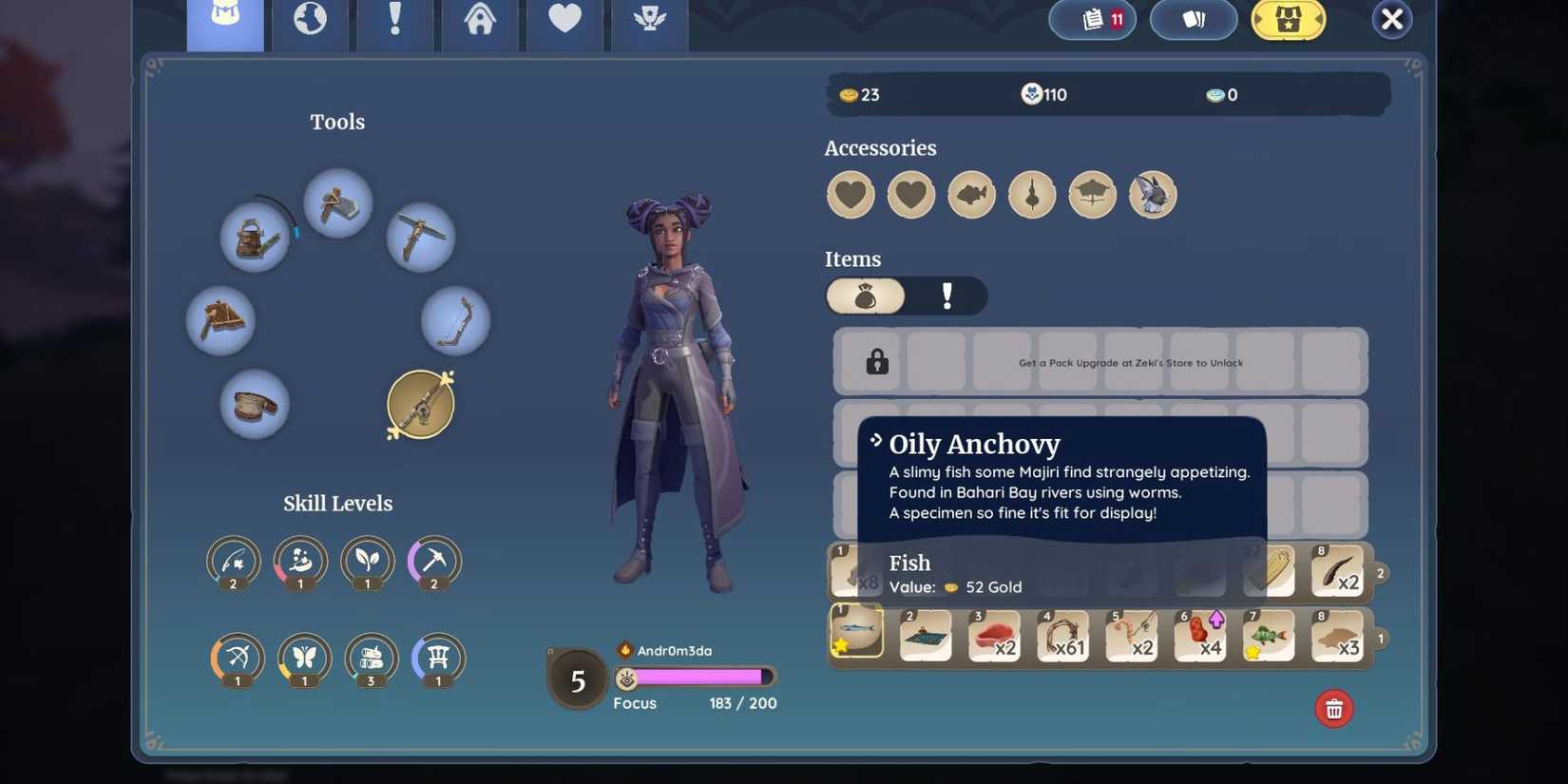 Palia: Where to Find Oily Anchovy