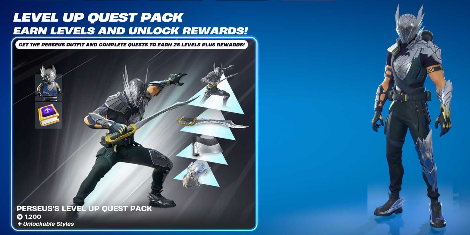 Fortnite: How to Find All Perseus's Level Up Quest Pack Tokens