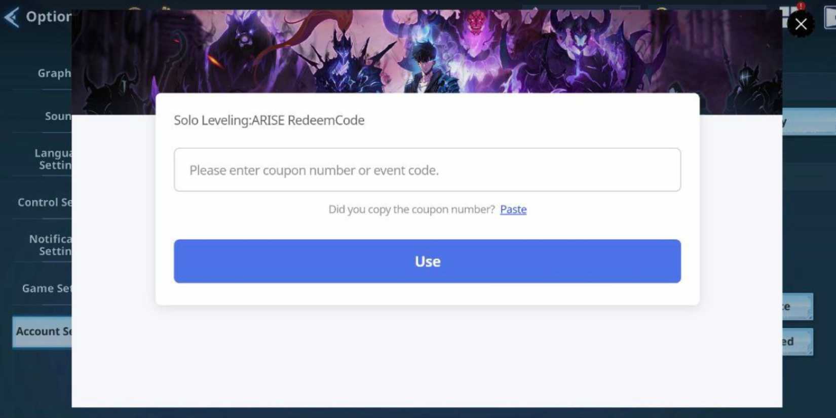 Solo Leveling Arise Codes