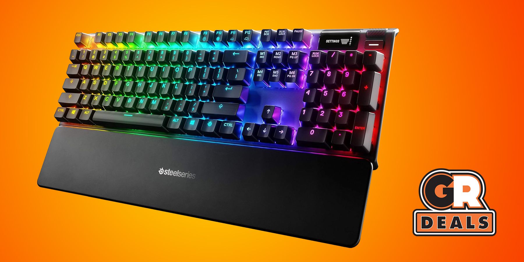 Grab The Steelseries Gaming Keyboard With Oled Display At An Amazing