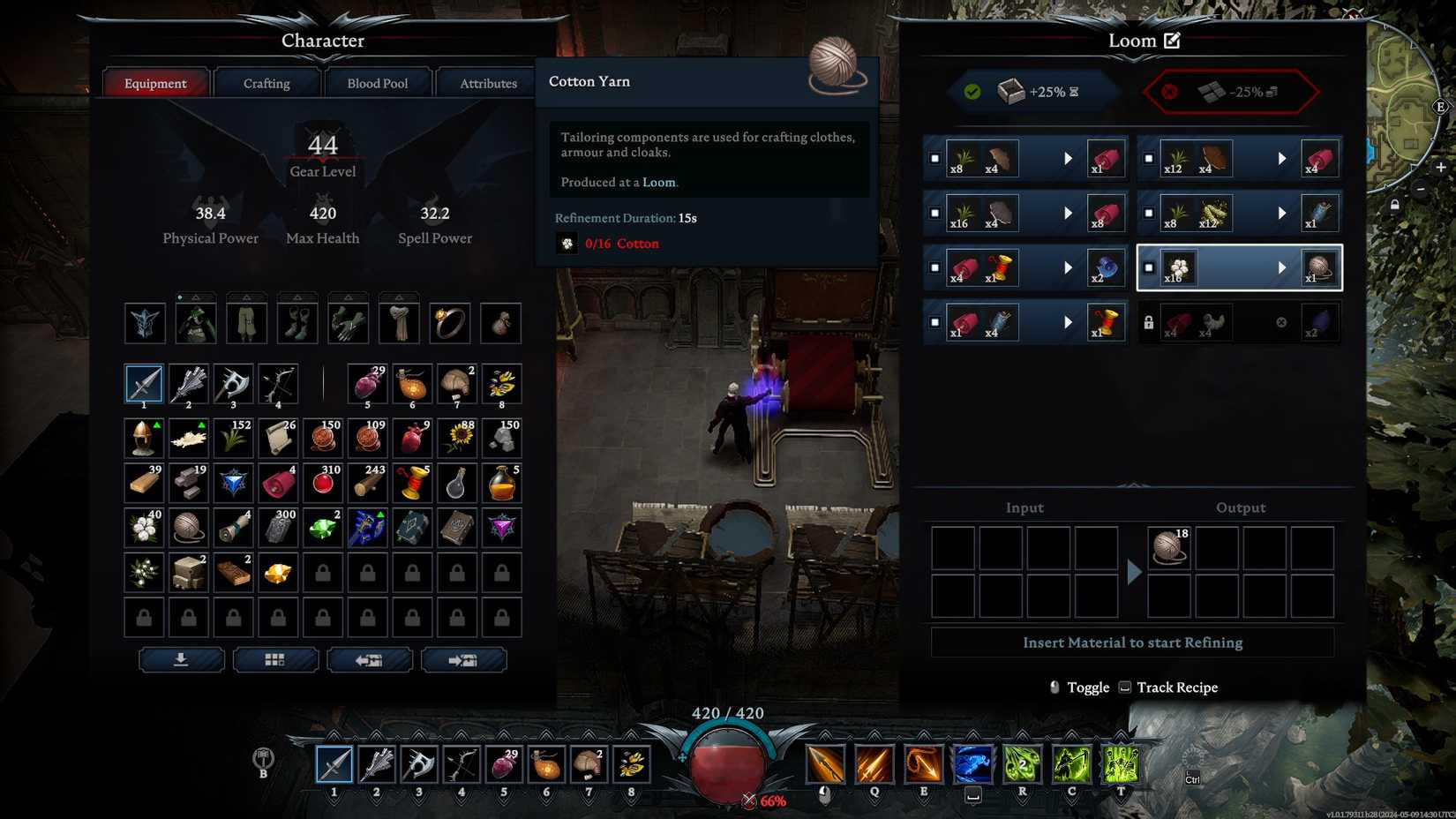 V Rising: How to Make Cotton Yarn and Cloth