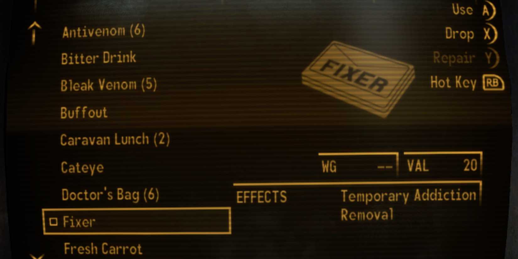 How to Remove Addiction Status in Fallout: New Vegas