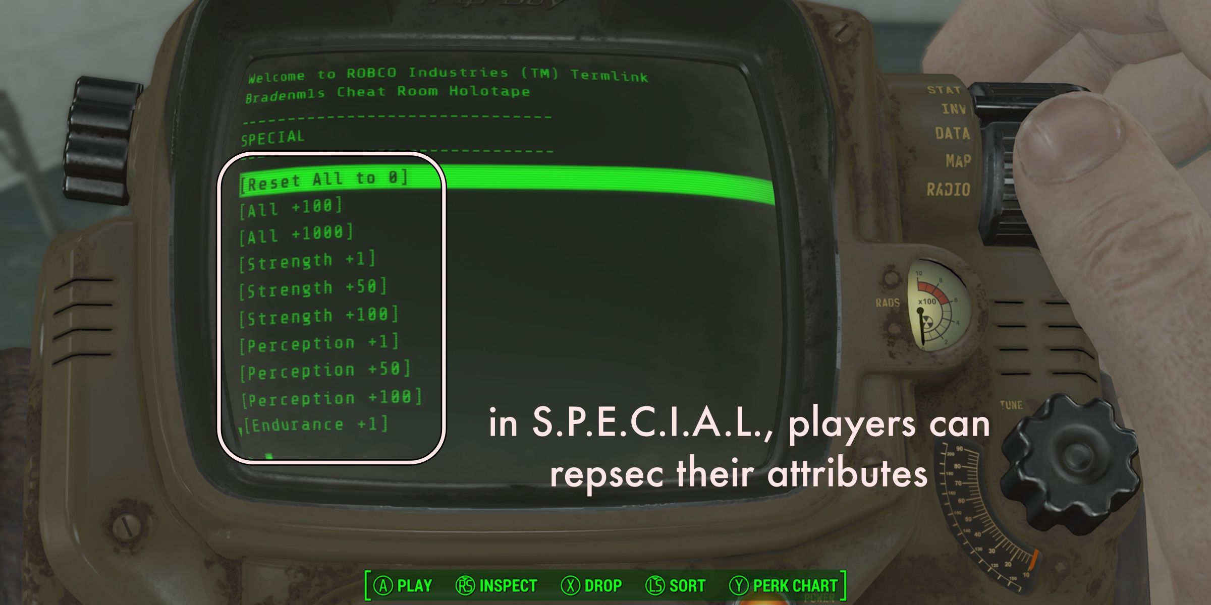 Fallout 4 Special System