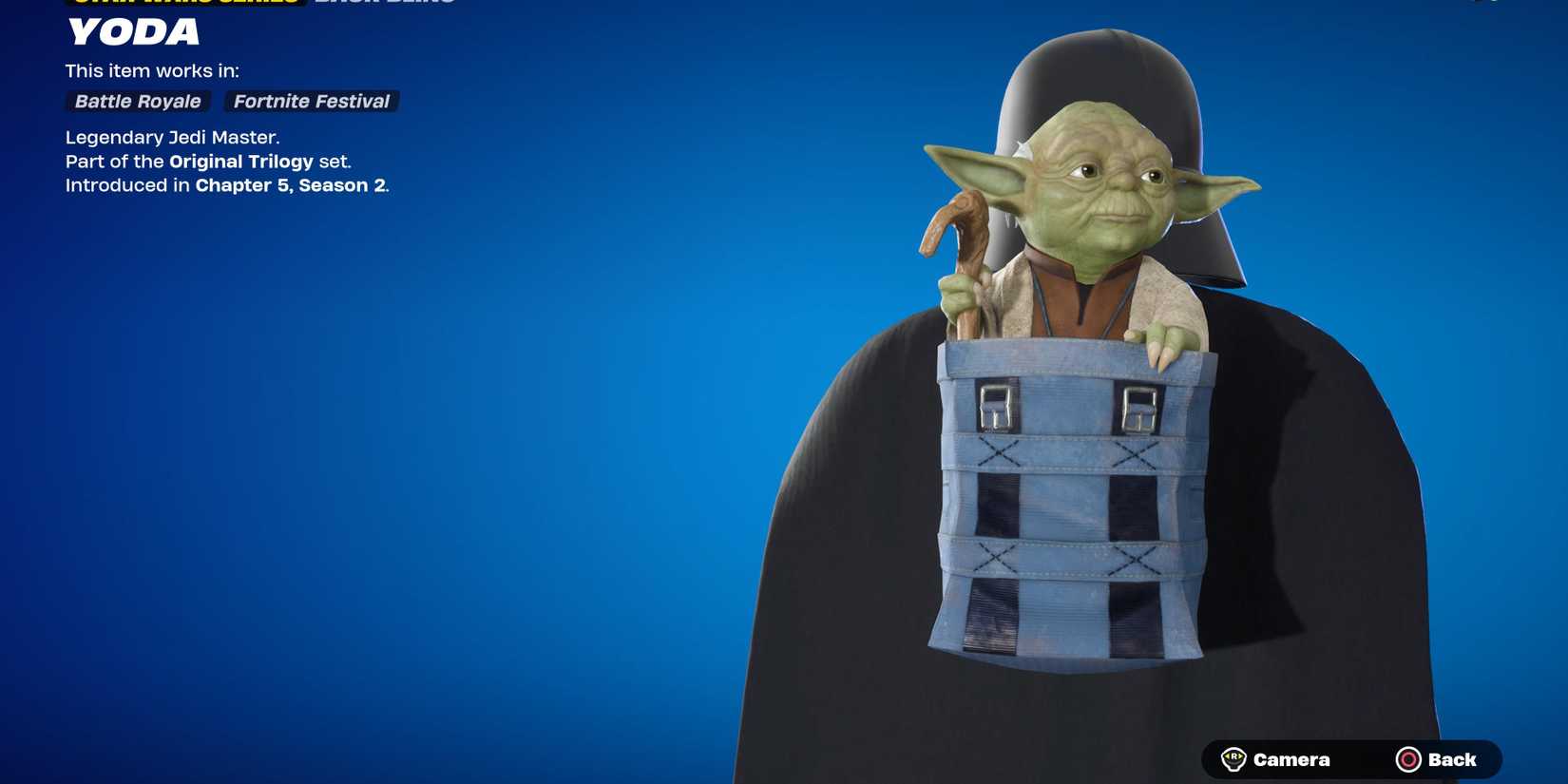 Fortnite: How To Get Yoda Back Bling