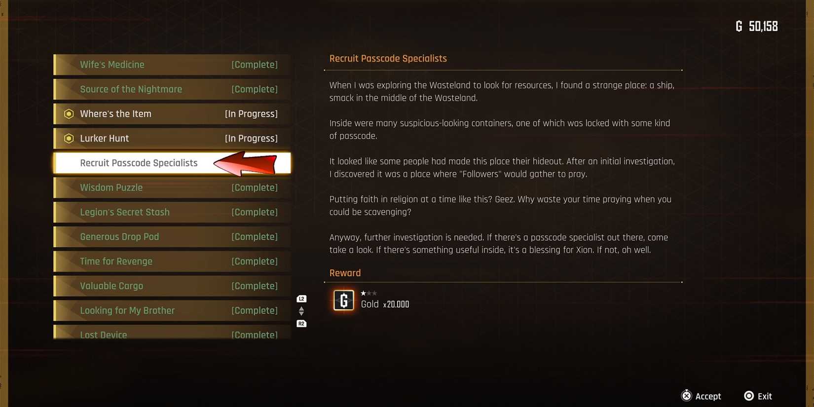 Stellar Blade: Recruit Passcode Specialists Walkthrough