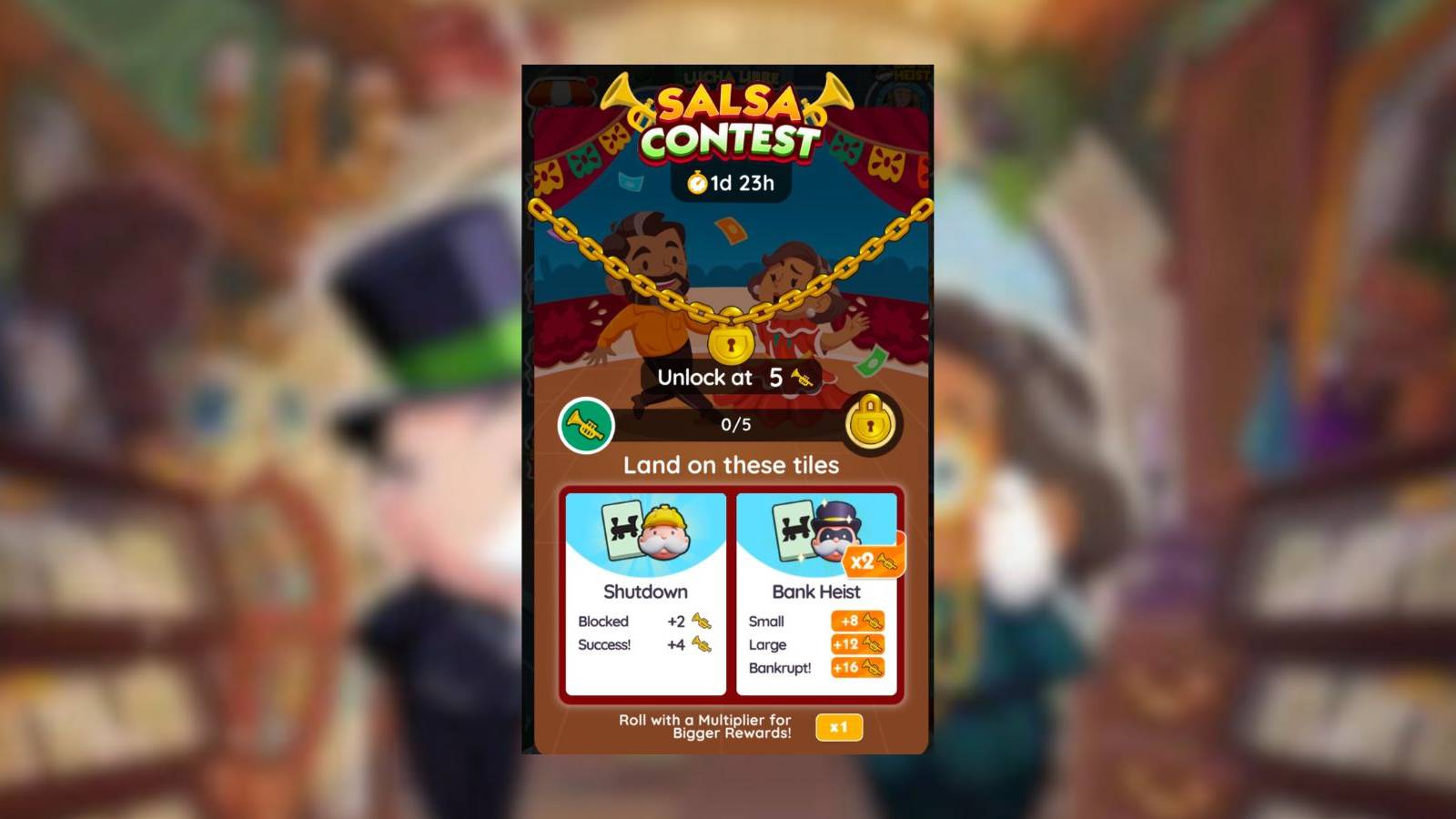 Monopoly GO: Salsa Contest Rewards and Milestones