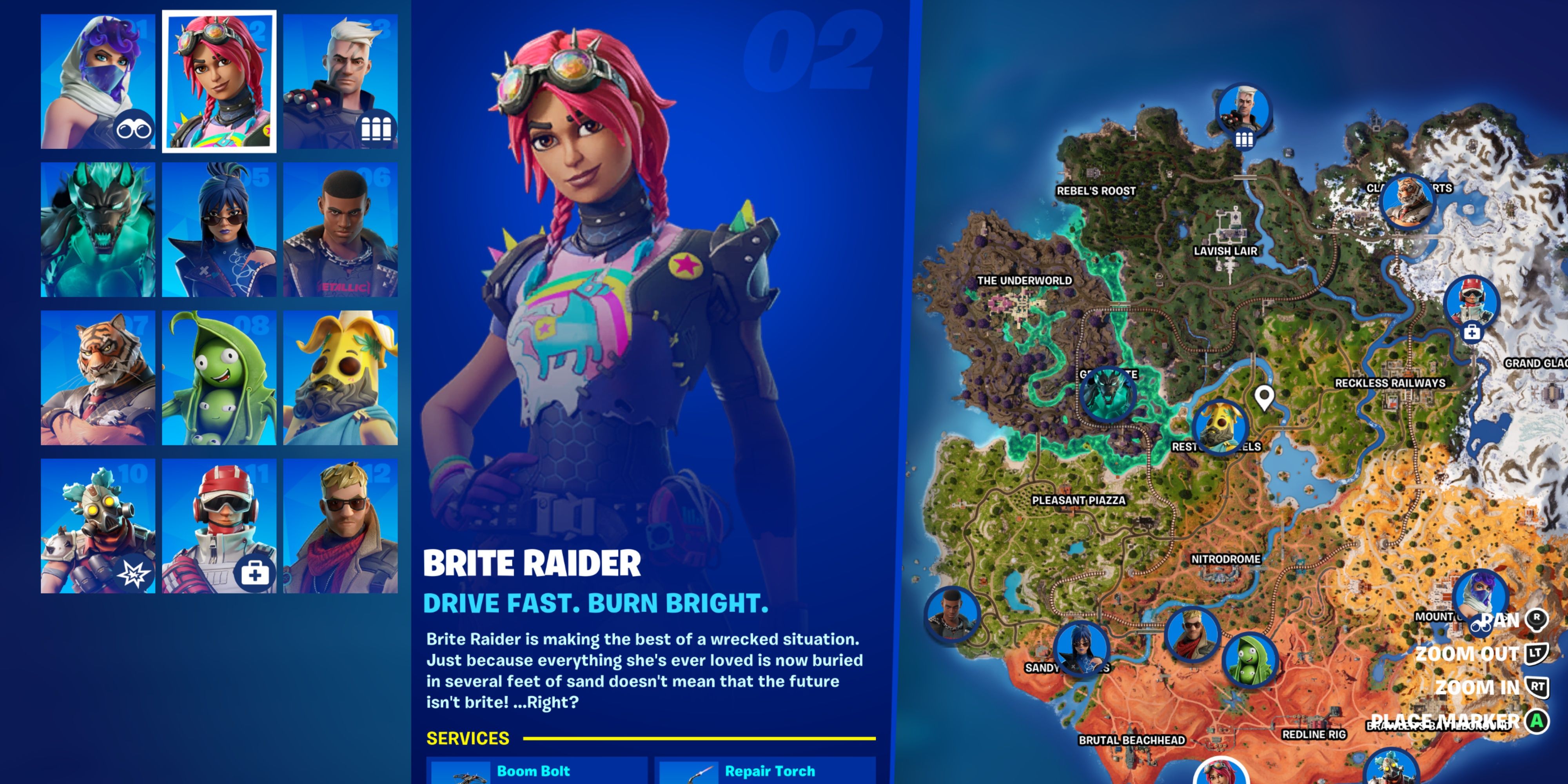 Fortnite: Chapter 5 Season 3 NPC Map Locations