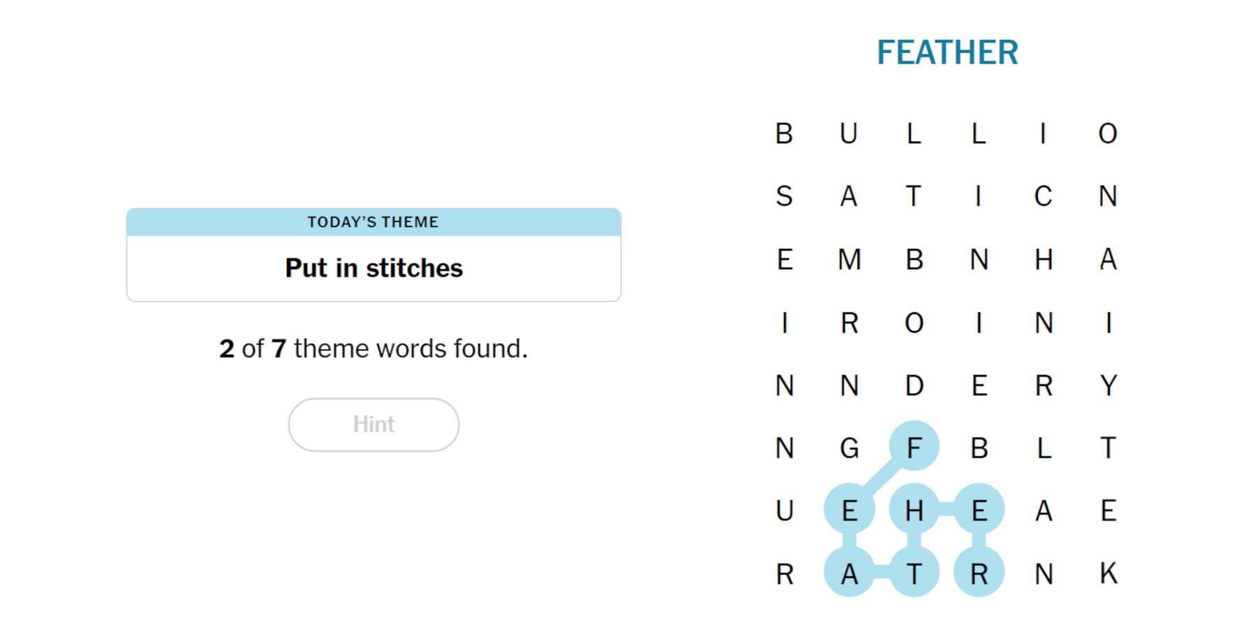 New York Times Strands Clues and Solution for May 25, 2024