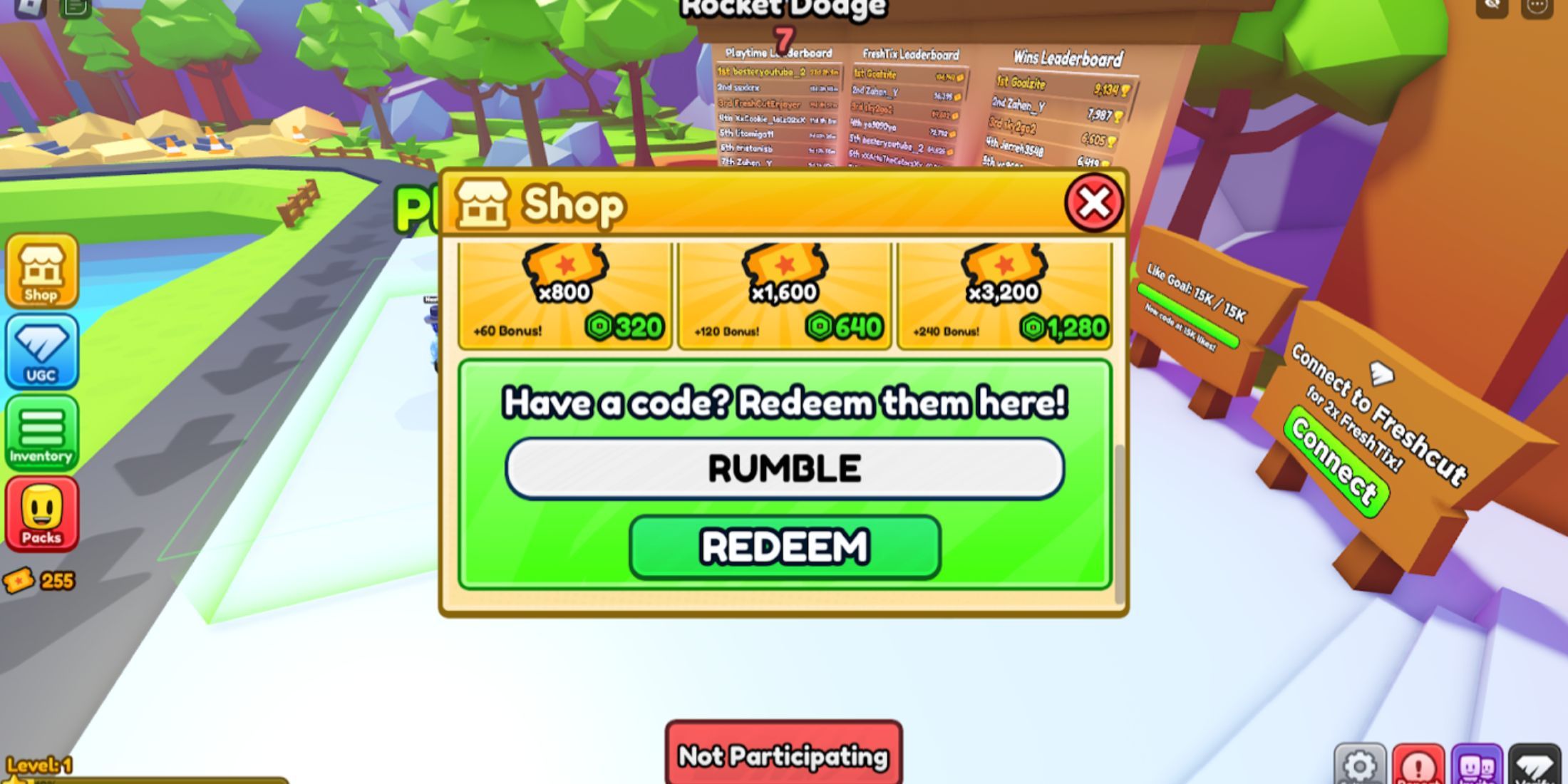 Roblox: Rapid Rumble Codes