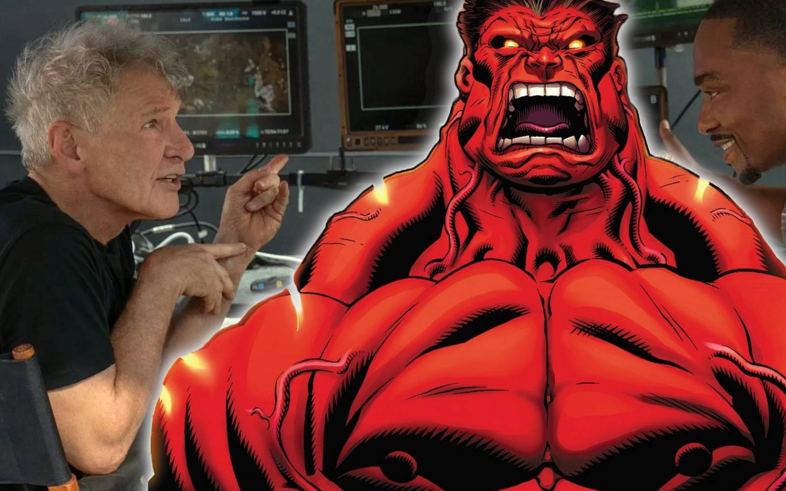 Rode Hulk Transformatie Harrison Ford's Full Red Hulk Transformation